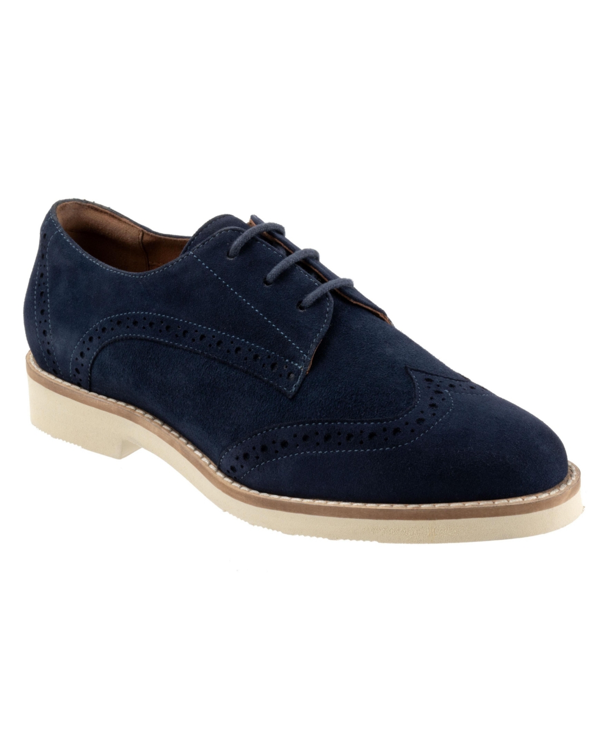 Click here for Softwalk Willet Flat - Navy suede prices