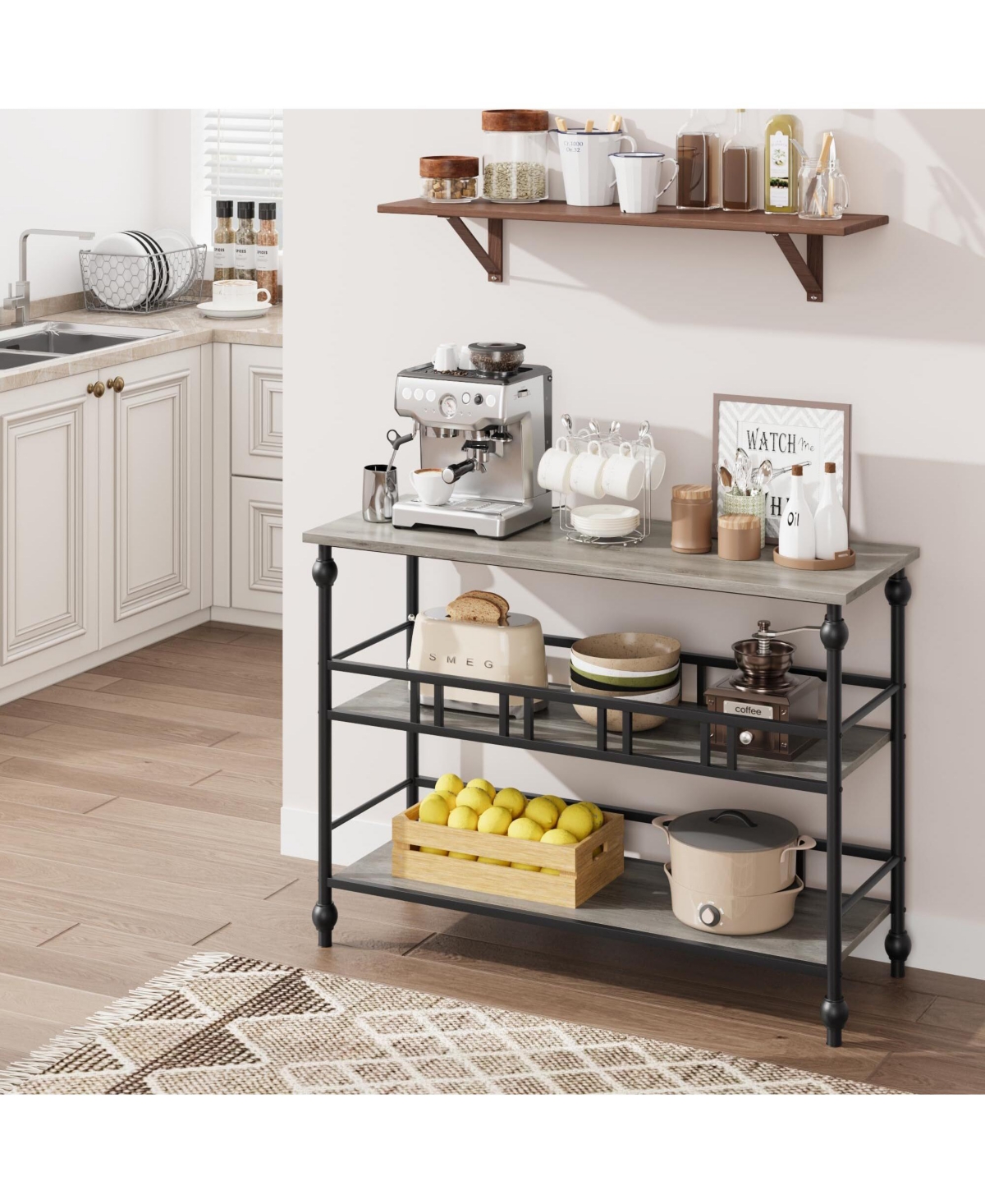 Click here for gaomon Narrow Entryway Table with Storage 43 3-Tie... prices