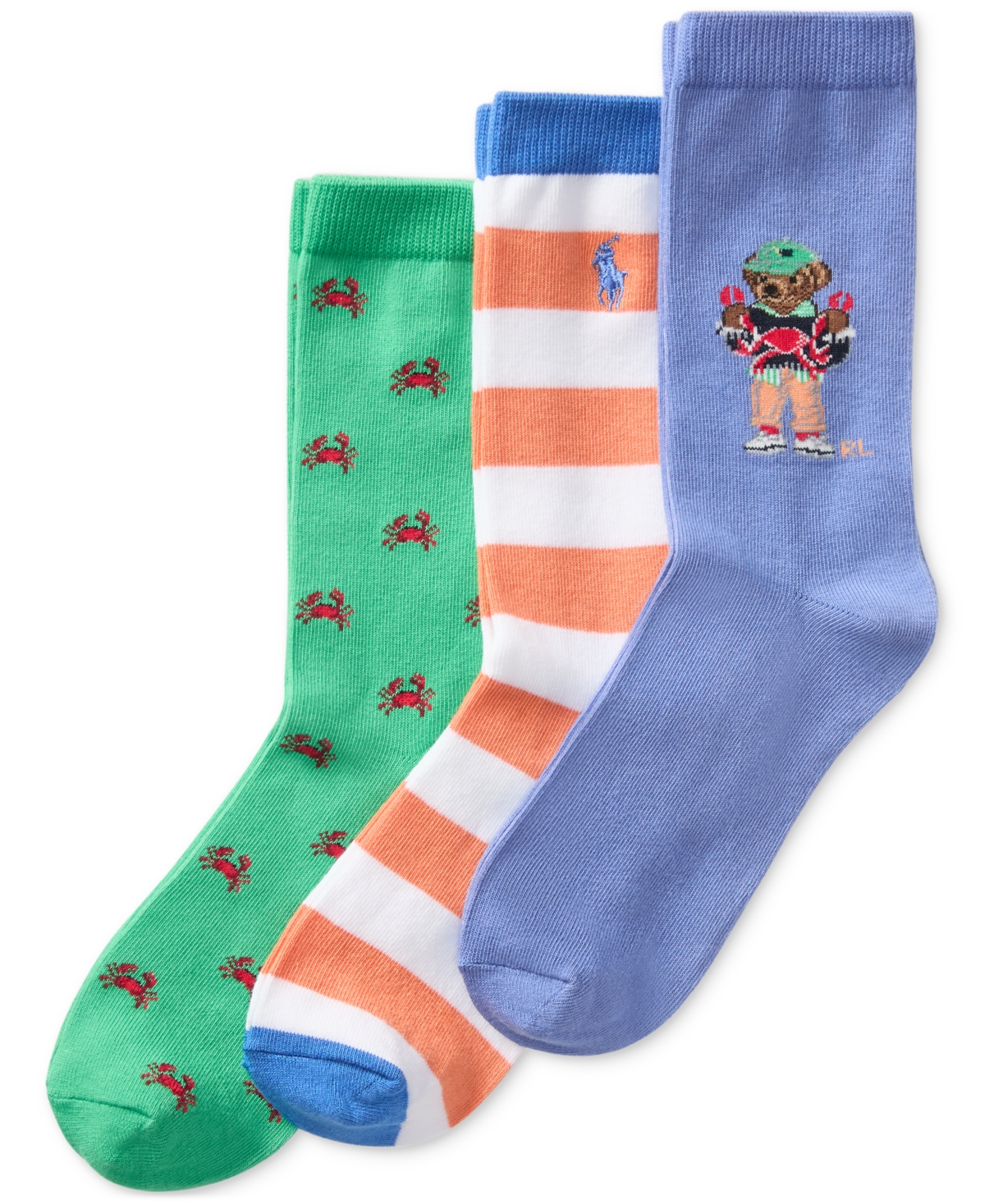 Click here for Polo Ralph Lauren Little & Big Boys Crab Bear Crew... prices