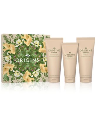 Origins 3-Pc. Ginger Bath & Body Nourishing Set - Macy's