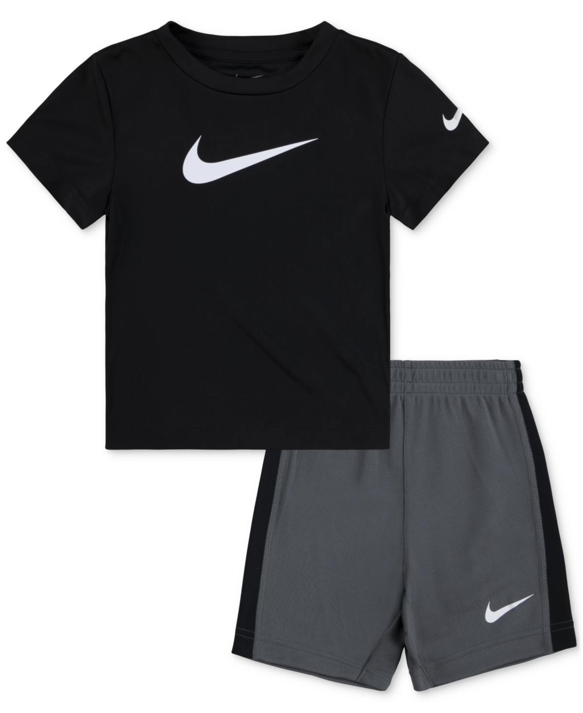 Click here for Nike Toddler Boys Dri-fit Swoosh T-Shirt & Shorts... prices
