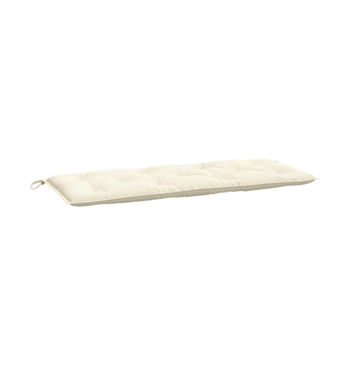 Click here for vidaXL Garden Bench Cushion Cream White 47.2x19.7x... prices