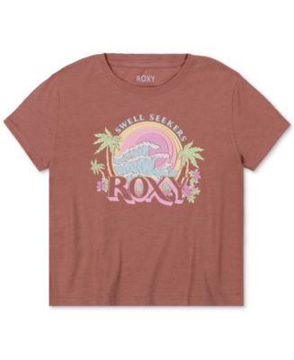 Roxy Big Girls Swell Seeker Logo Graphic Cotton T-Shirt - Macy's