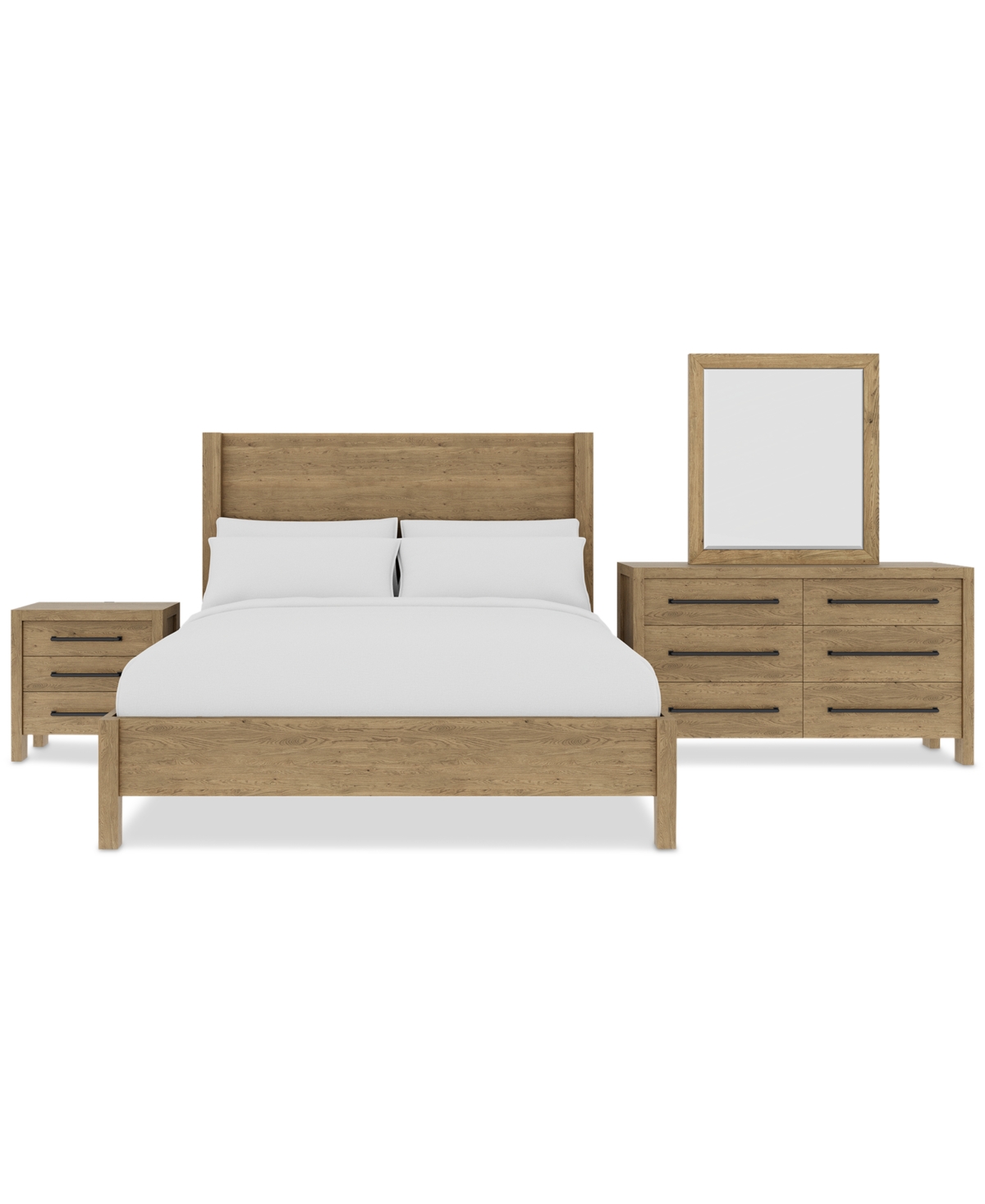 Click here for Davie 3-Pc. Queen Set (Panel Bed  Dresser & 3-Draw... prices
