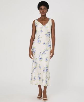 French Connection Women's Ennis Satin Sheath Dress - Macy's