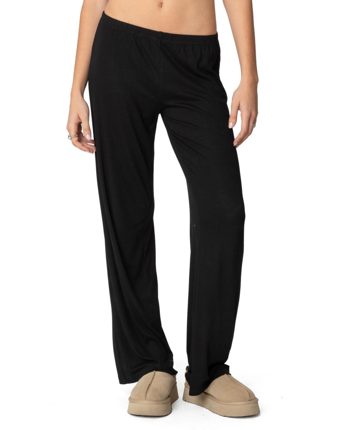 Edikted Womens Justina Pants - Black