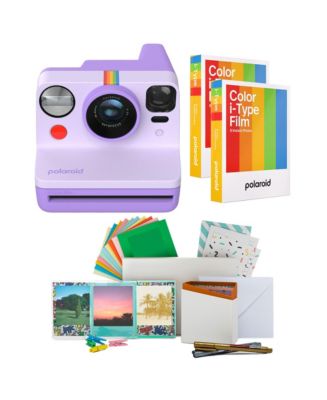 Polaroid NOW Gen 2 Camera in Purple with Double Pack Film and Photo Box ...