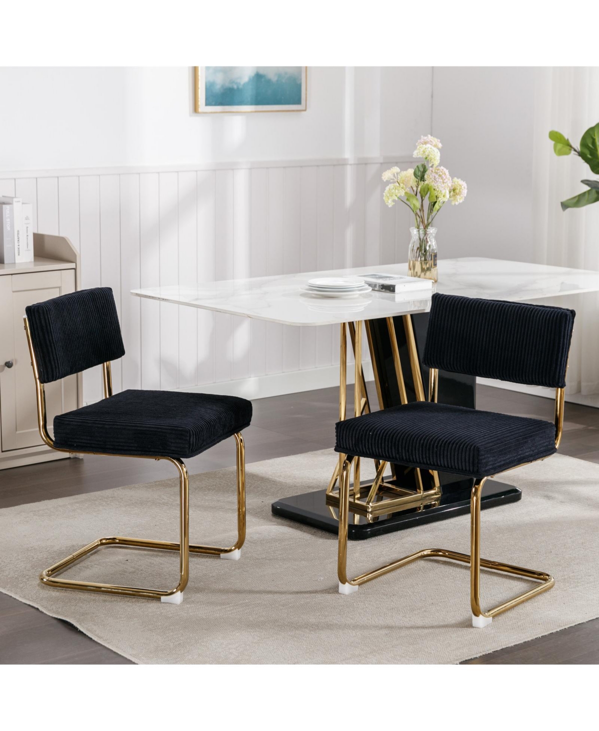 Click here for Slickblue Modern Armless Dining Chairs – Go... prices