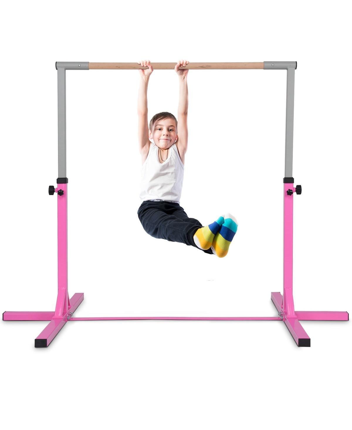 Click here for Adjustable Gymnastics Horizontal Bar for Kids - Pi... prices