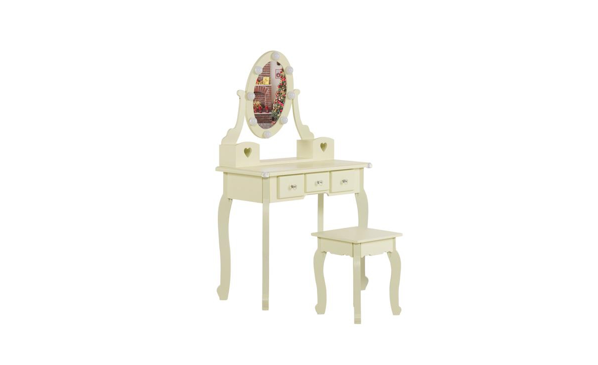 Click here for Kids Vanity Set with Mirror and Lights – Ad... prices