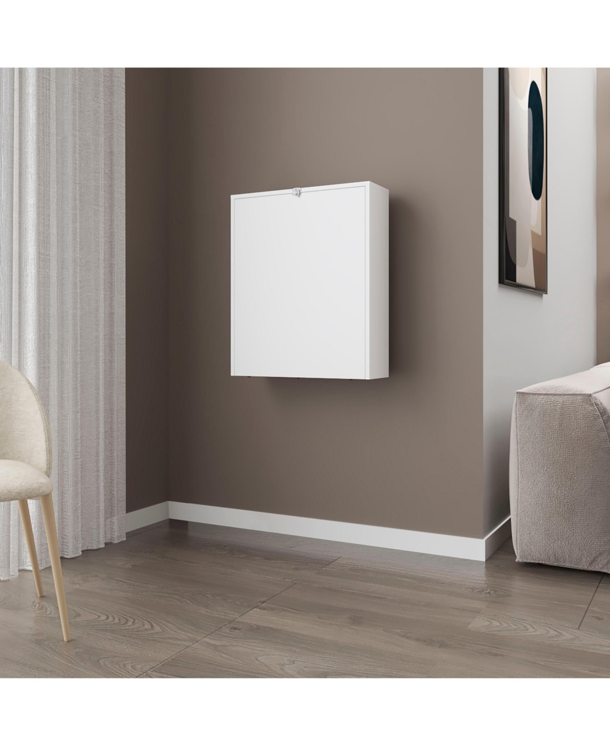 Click here for Fm Furniture Aguila Wall-Mounted Drop-Leaf Table... prices