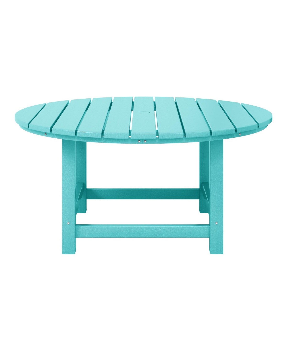 Click here for Low Outdoor Hdpe Round Patio Coffee Table - Turquo... prices