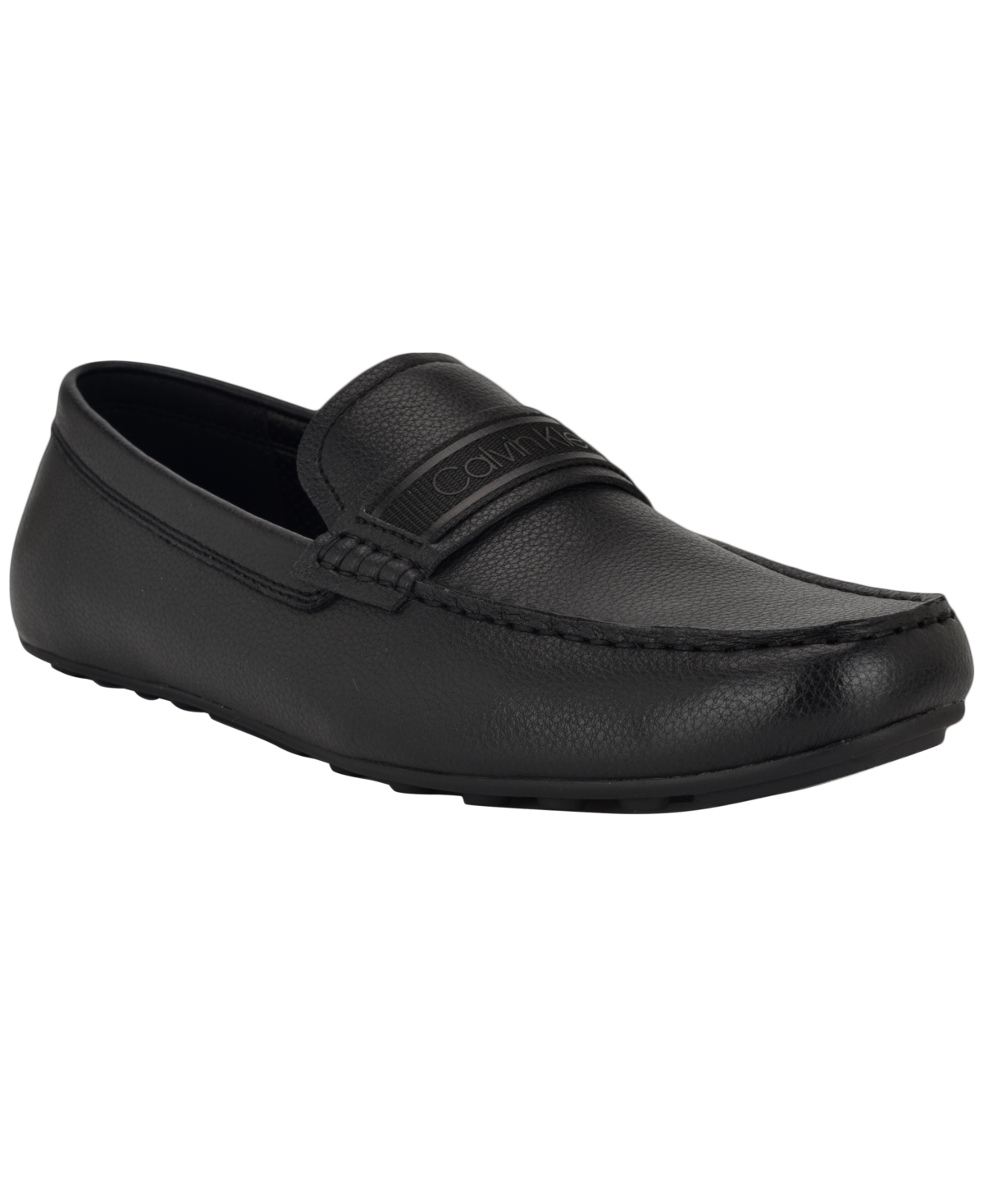 Click here for Calvin Klein Mens Oliver Logo Gross Grain Loafers... prices