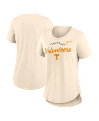 Nike Women's Tan Tennessee Volunteers Script Logo Tri-Blend T-Shirt ...