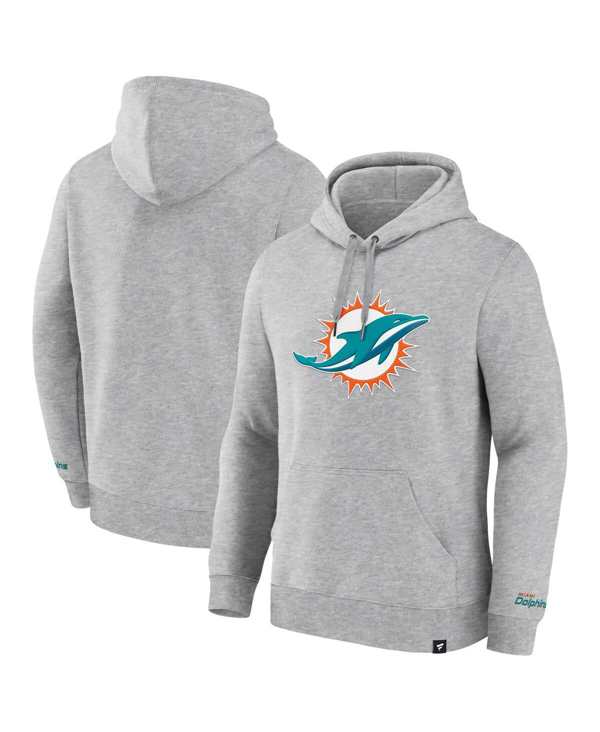 Click here for Fanatics Mens Heather Gray Miami Dolphins Legacy F... prices