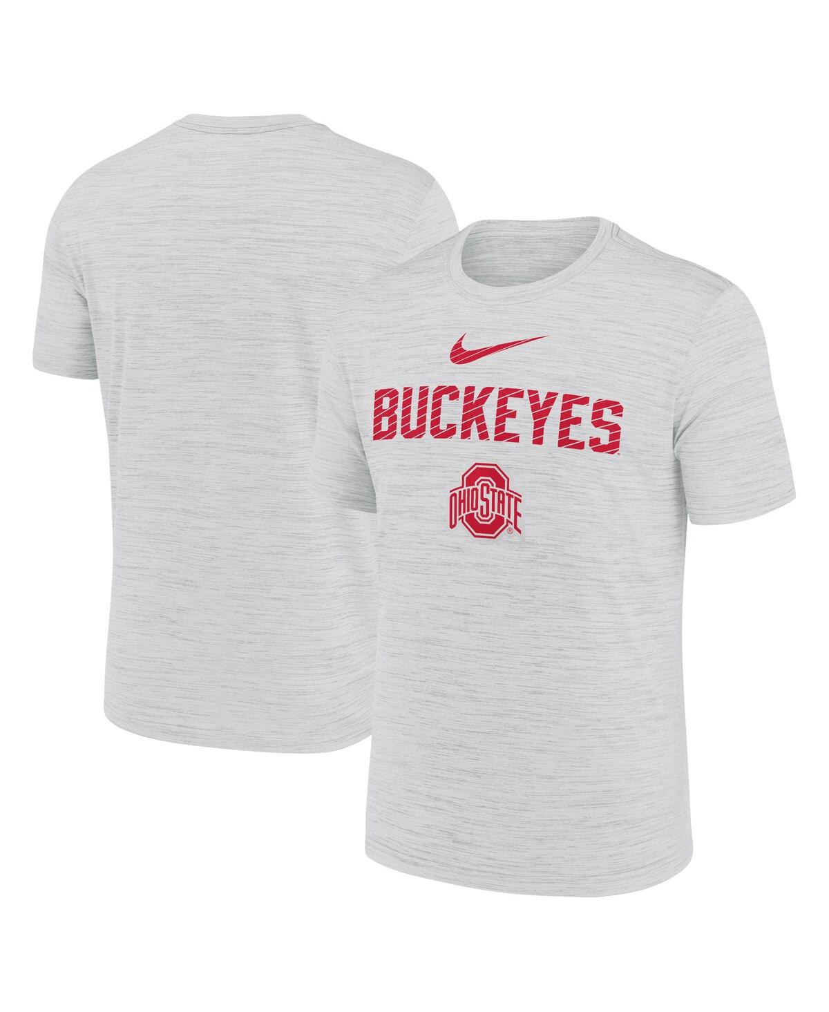 Click here for Nike Mens White Ohio State Buckeyes Campus Slant V... prices