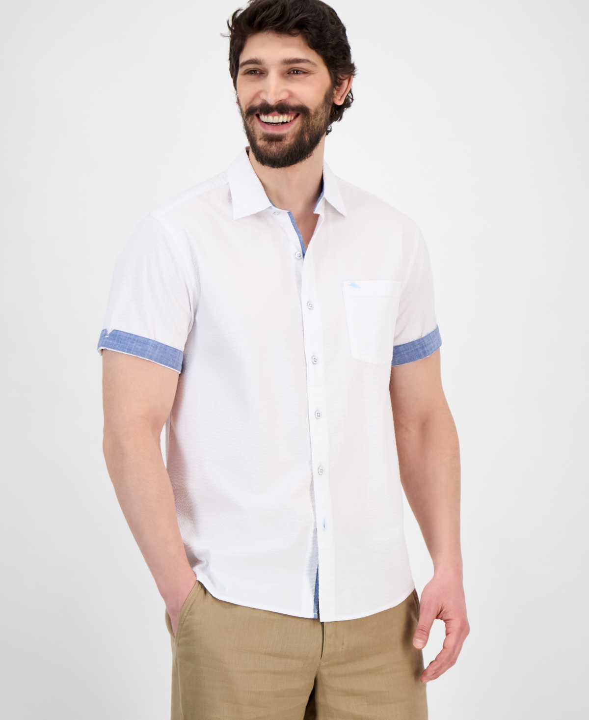 Click here for Tommy Bahama Mens Nova Wave Shirt - White prices