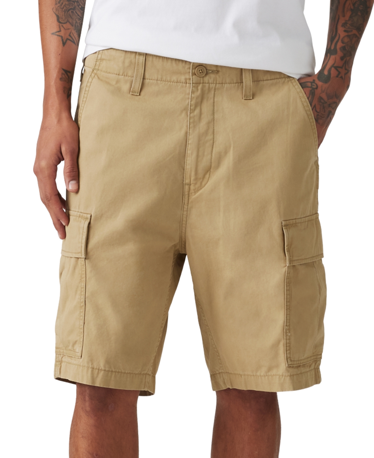 Click here for Levis Mens Carrier 9.5 Cargo Shorts - Harvest Gold prices