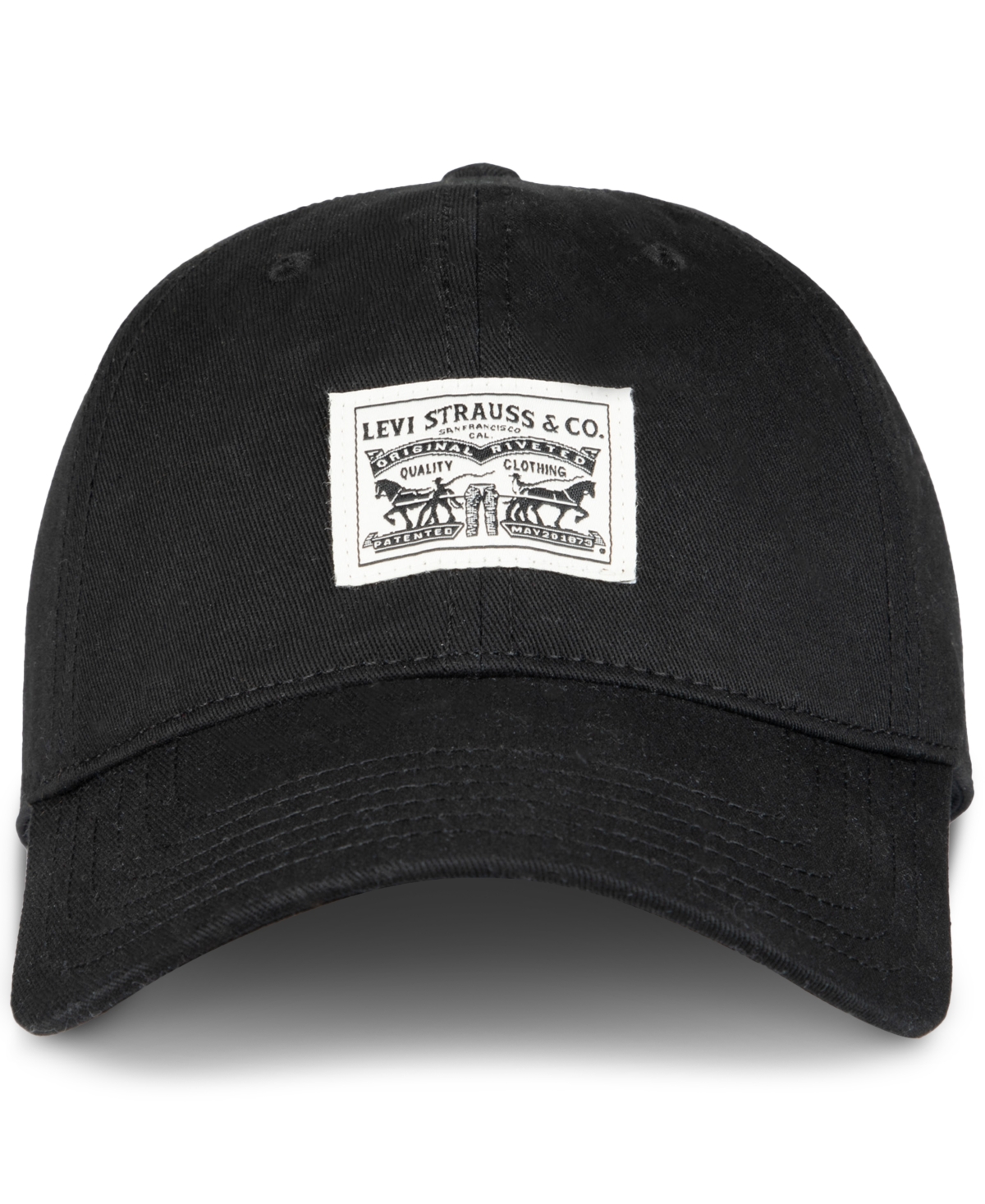 Click here for Levis Mens Relaxed Double Horse Logo Patch Basebal... prices