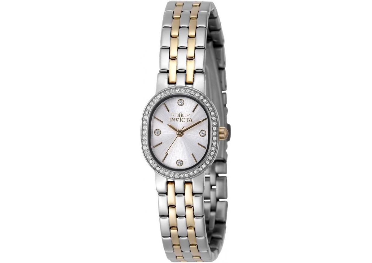 Click here for Invicta Womens 48136 Angel Quartz 3 Hand Silver Di... prices