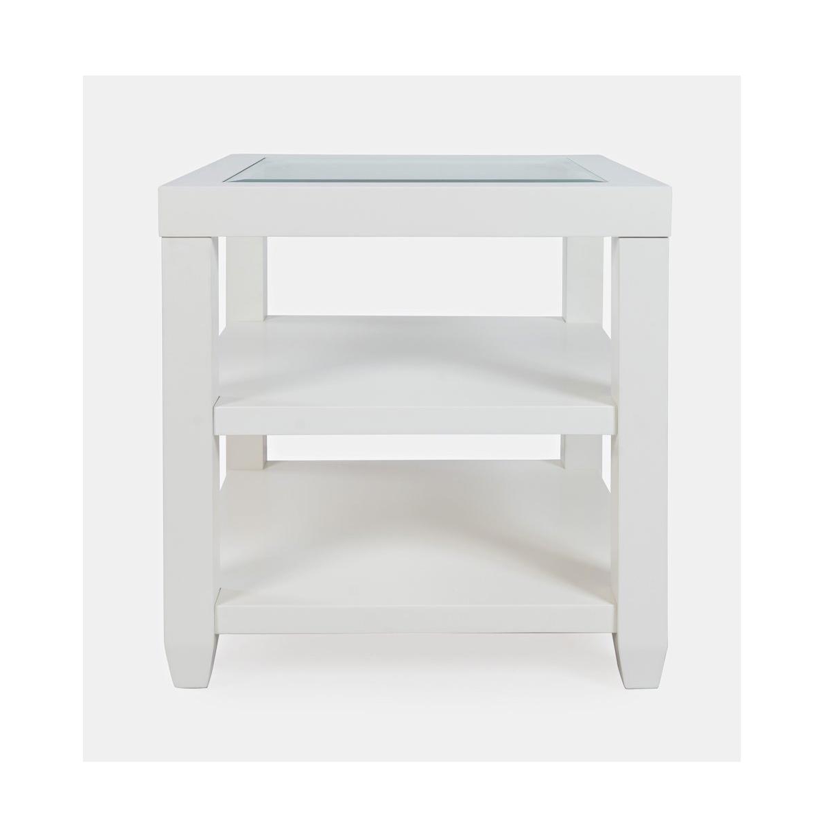 Click here for Urban Icon Contemporary Glass Inlay End Table with... prices