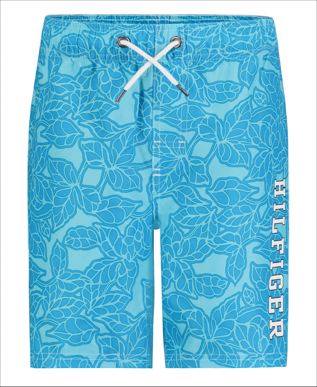 Tommy Hilfiger Big Boys Hilfiger Floral Swim Trunk - Bachelor button
