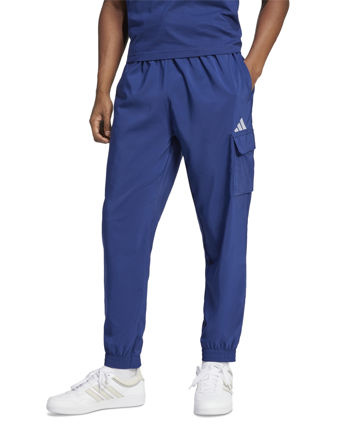 Click here for adidas Mens Essentials Small Logo Cargo Pants - Da... prices