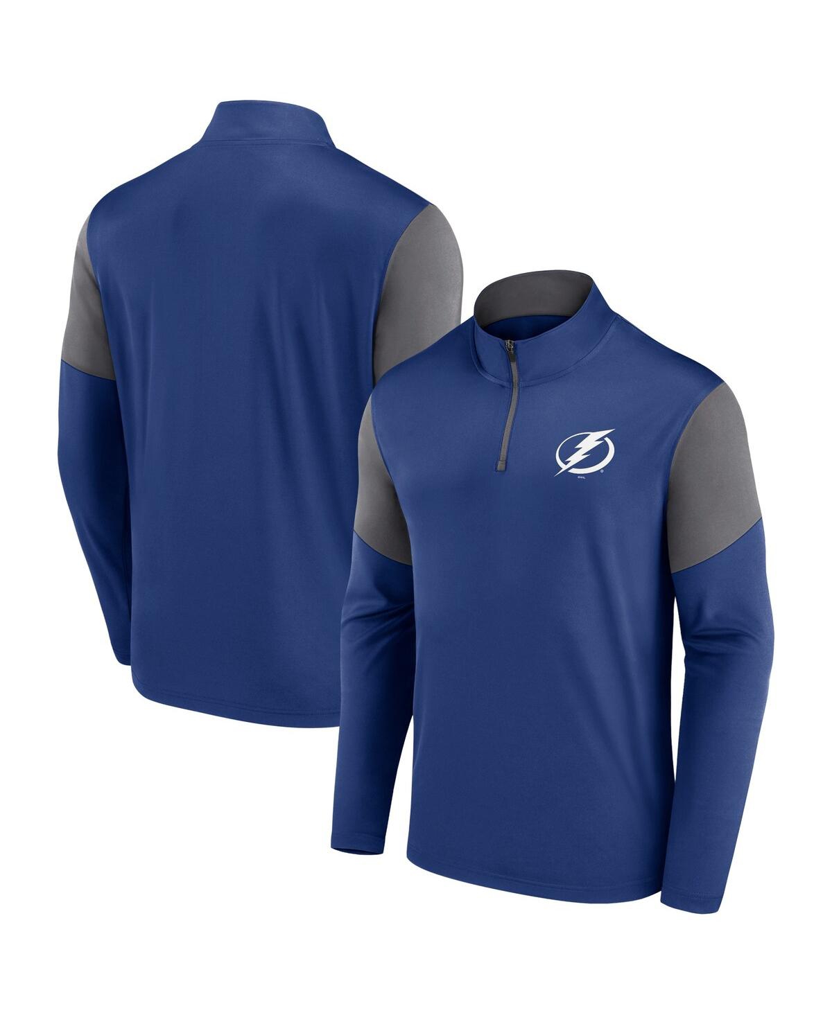 Click here for Fanatics Mens Blue Tampa Bay Lightning Logo Quarte... prices