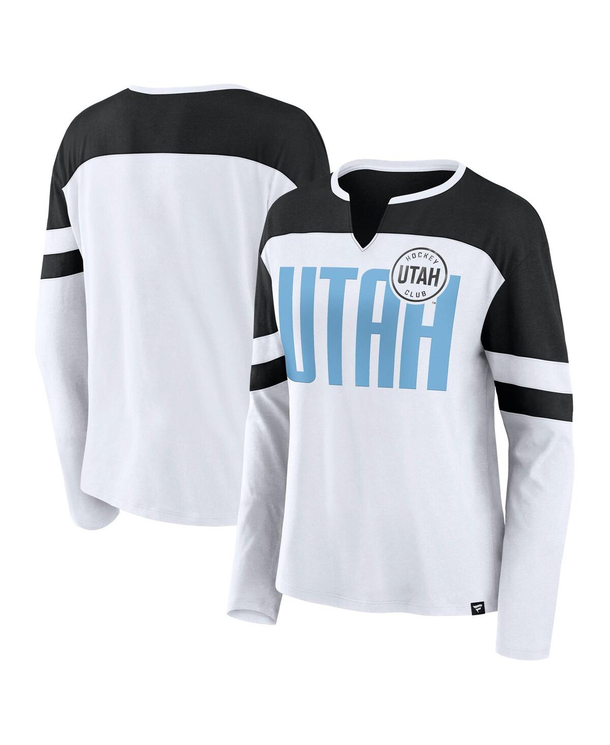 Click here for Fanatics Womens White/Black Utah Hockey Club Froze... prices