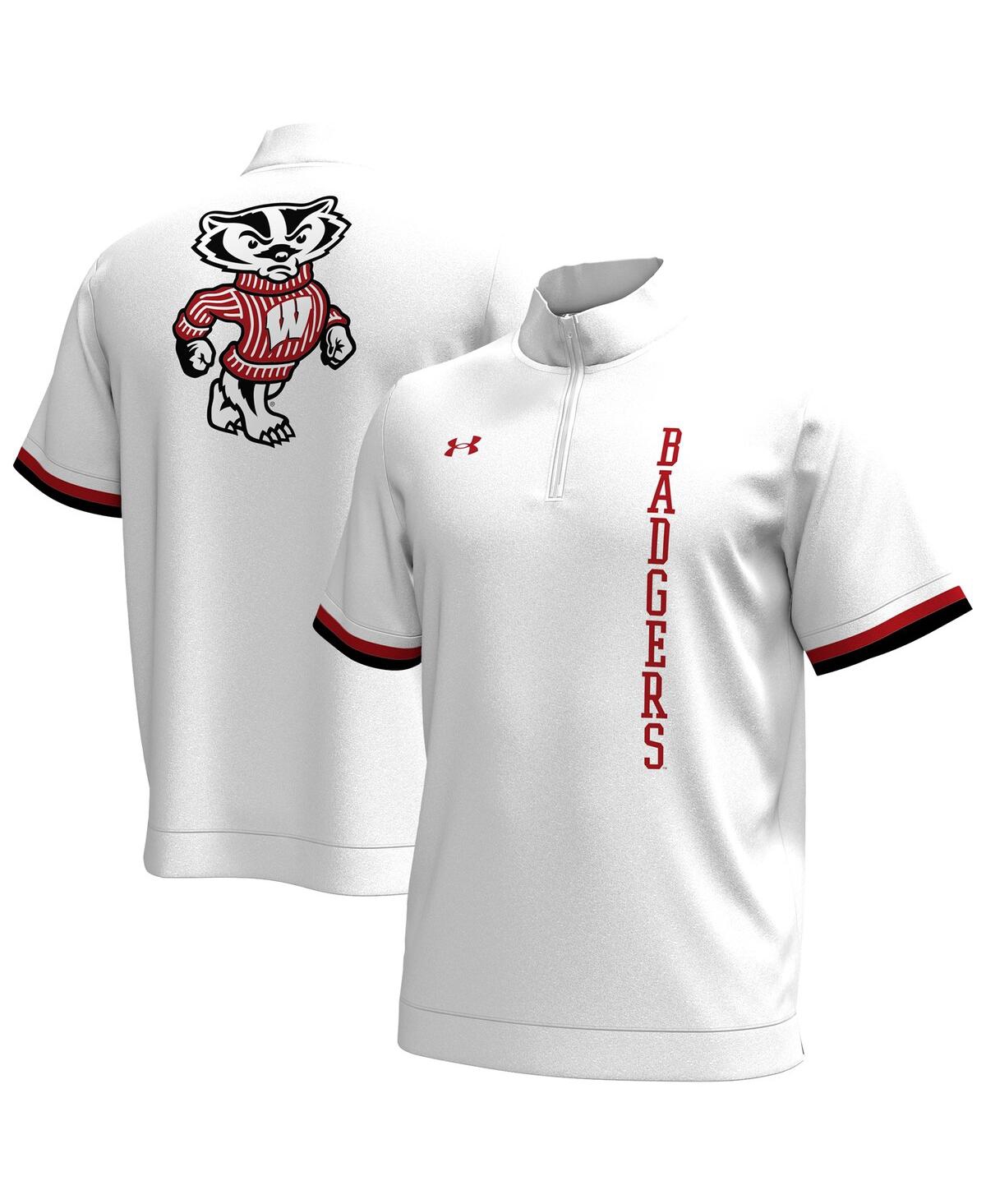 Click here for Under Armour Mens White Wisconsin Badgers 2024 On-... prices