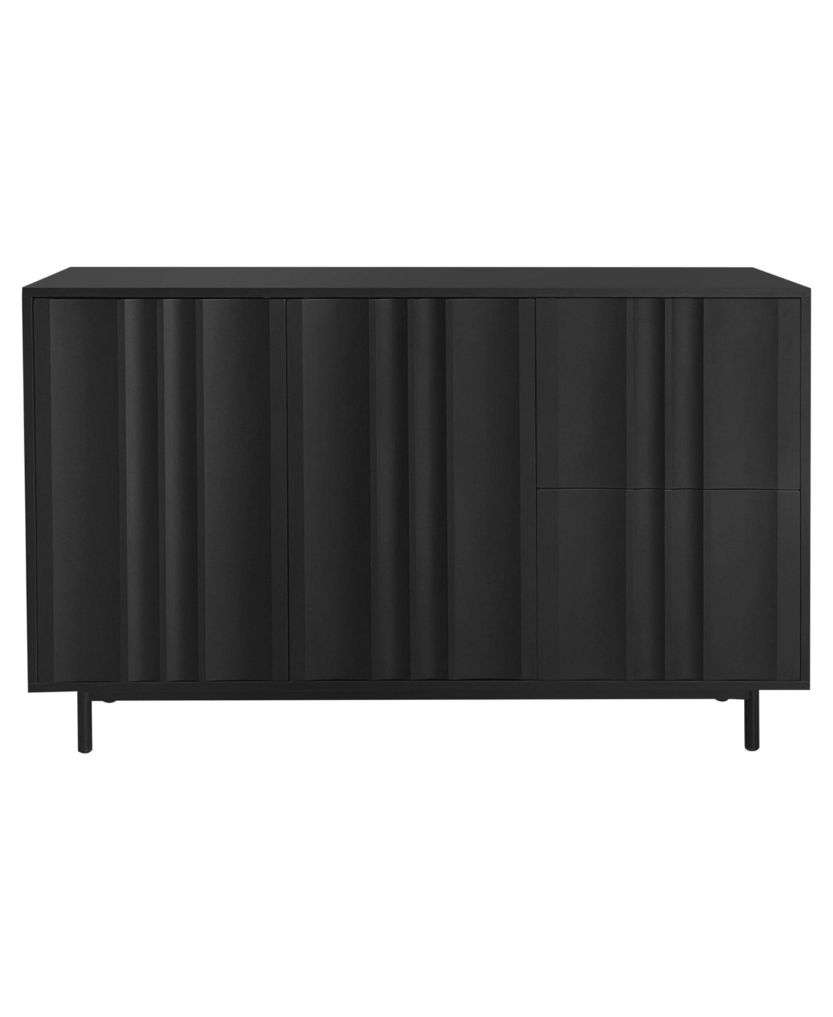 Click here for Wave Pattern Storage Cabinet with 2 Doors and 2 Dr... prices