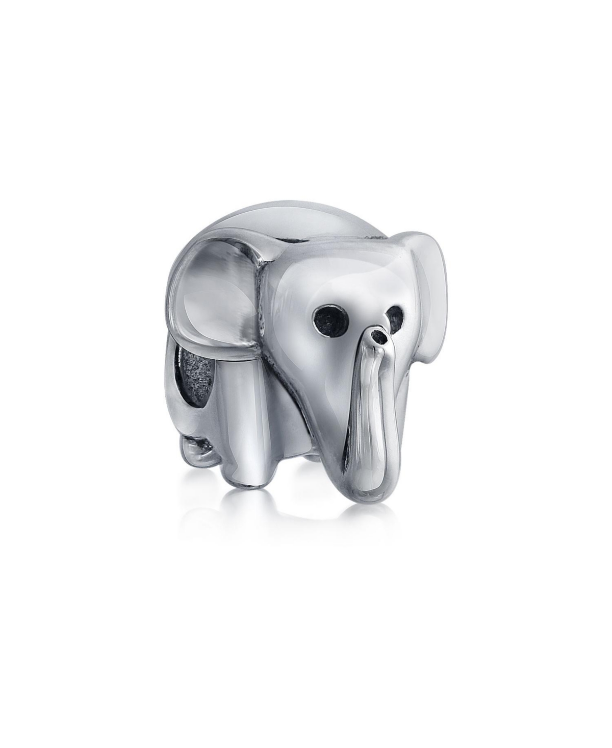Click here for Bling Jewelry Lucky Elephant Charm Bead in Oxidize... prices