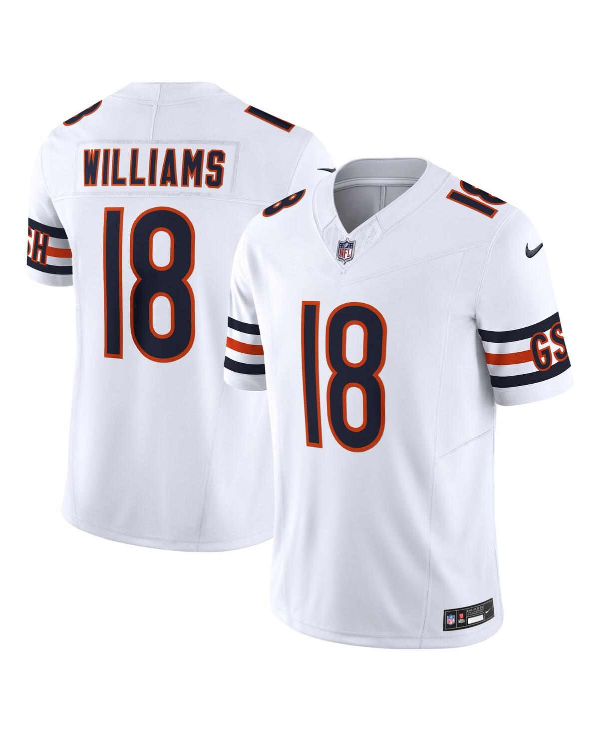 Click here for Nike Mens Caleb Williams White Chicago Bears Vapor... prices