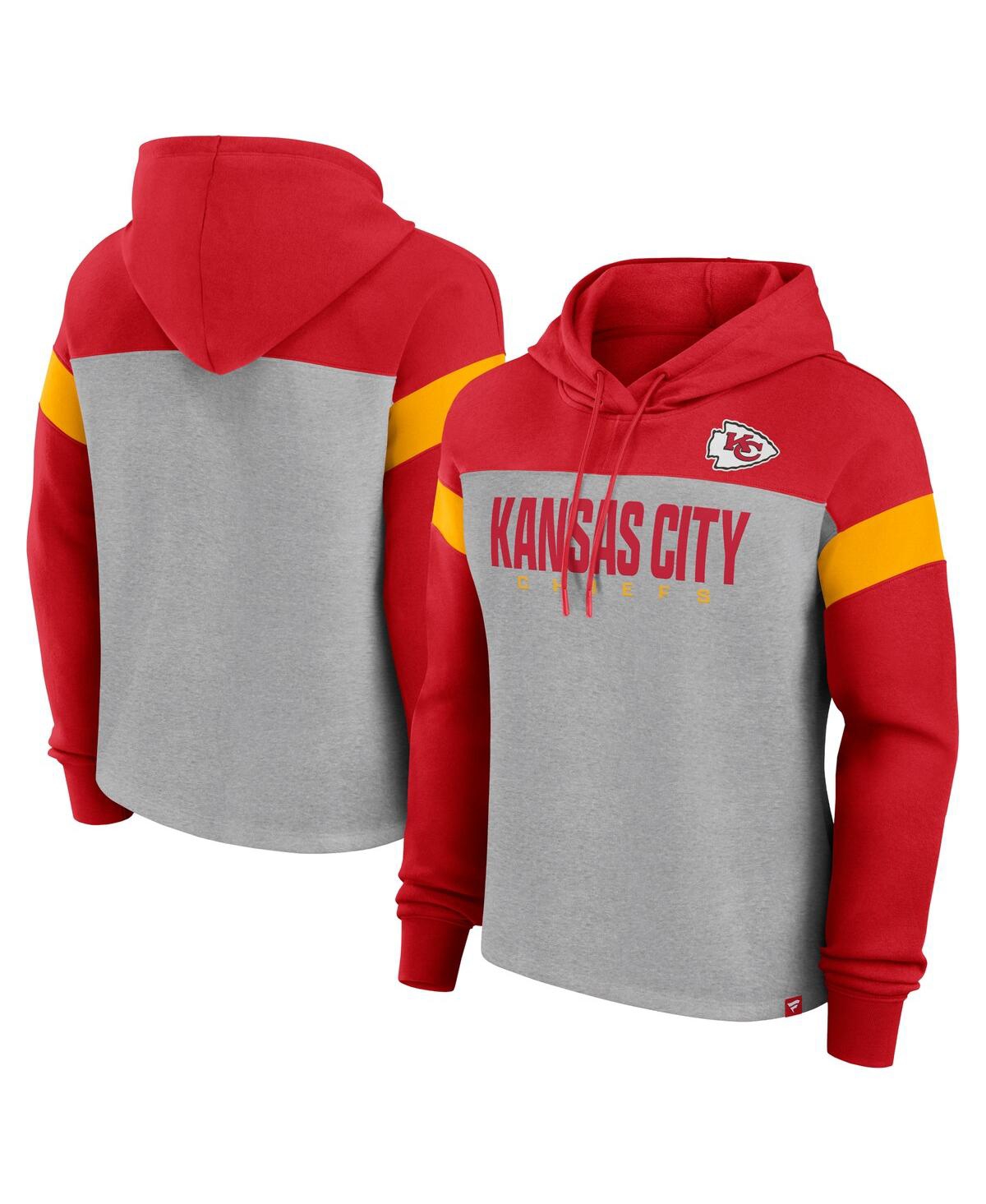 Click here for Fanatics Womens Heather Gray/Red Kansas City Chief... prices