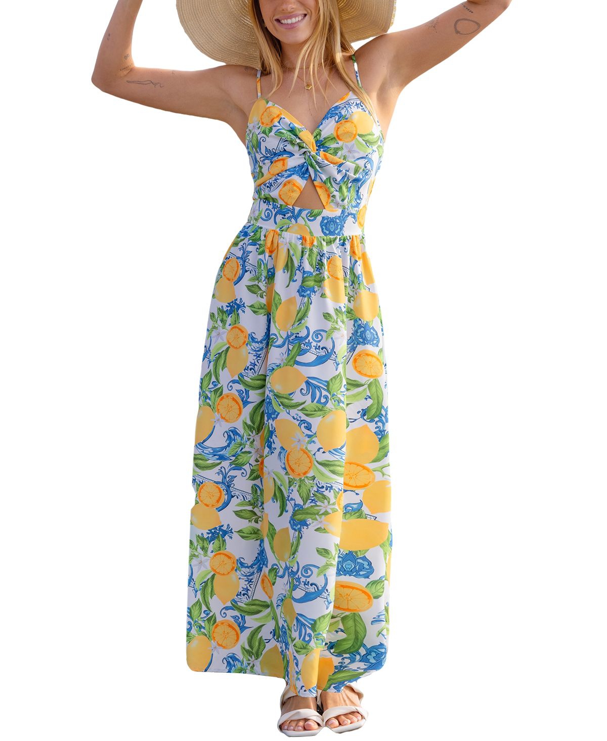 Click here for Cupshe Womens Juicy Twist Ornate Maxi Beach Dress... prices