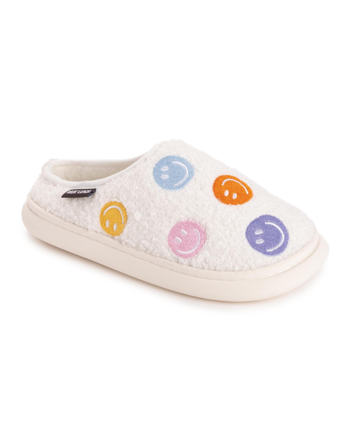 Click here for Muk Luks Womens Luan Clog - White smiley prices
