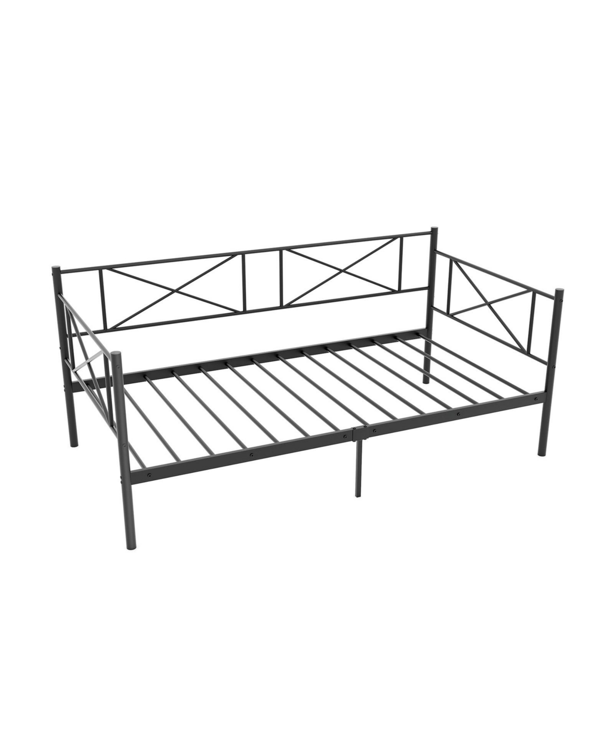 Click here for Platform Bed with Heavy-duty Metal Slat Support -... prices