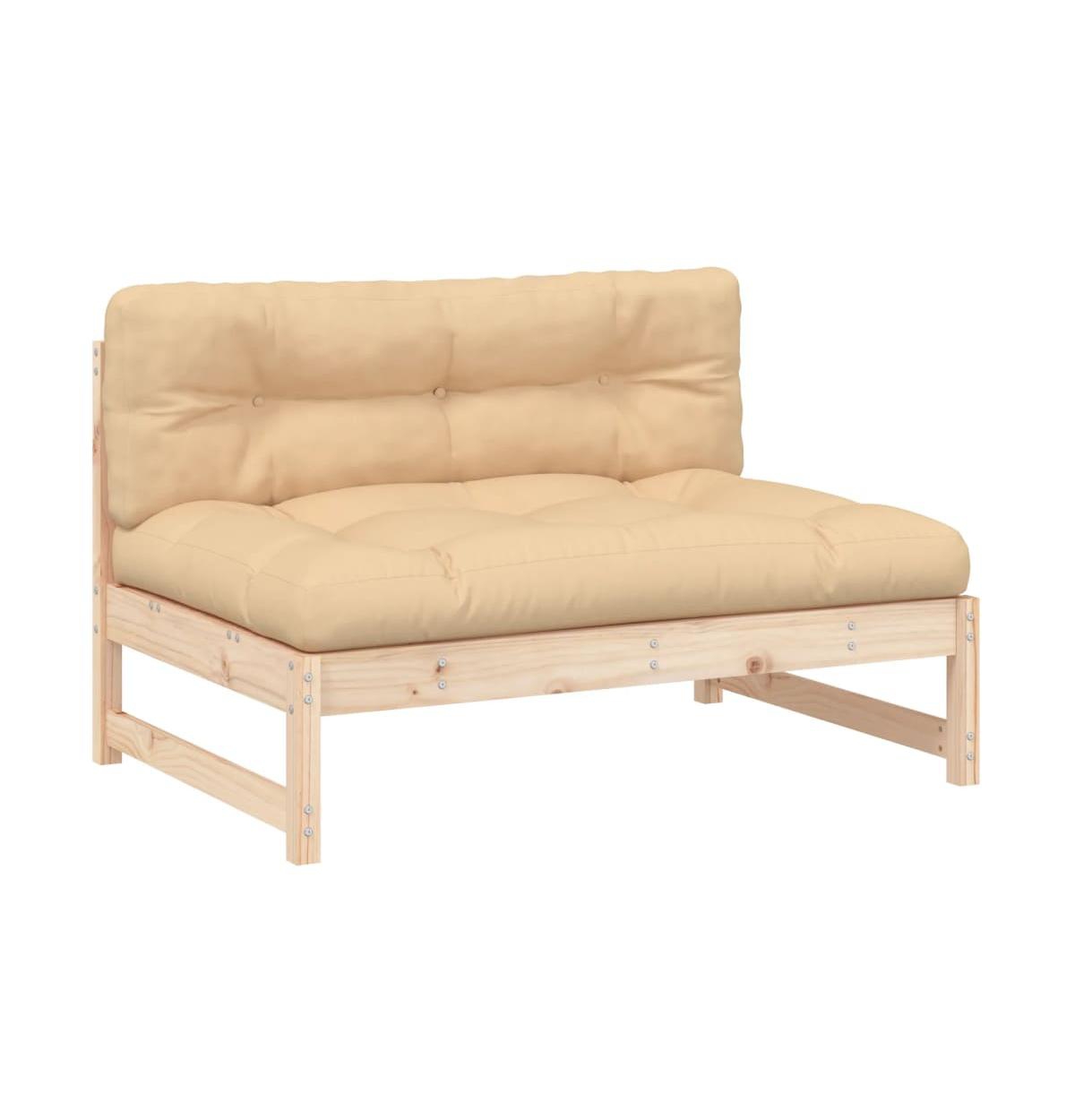 Click here for Middle Sofa 47.2x31.5 Solid Wood Pine - Brown prices