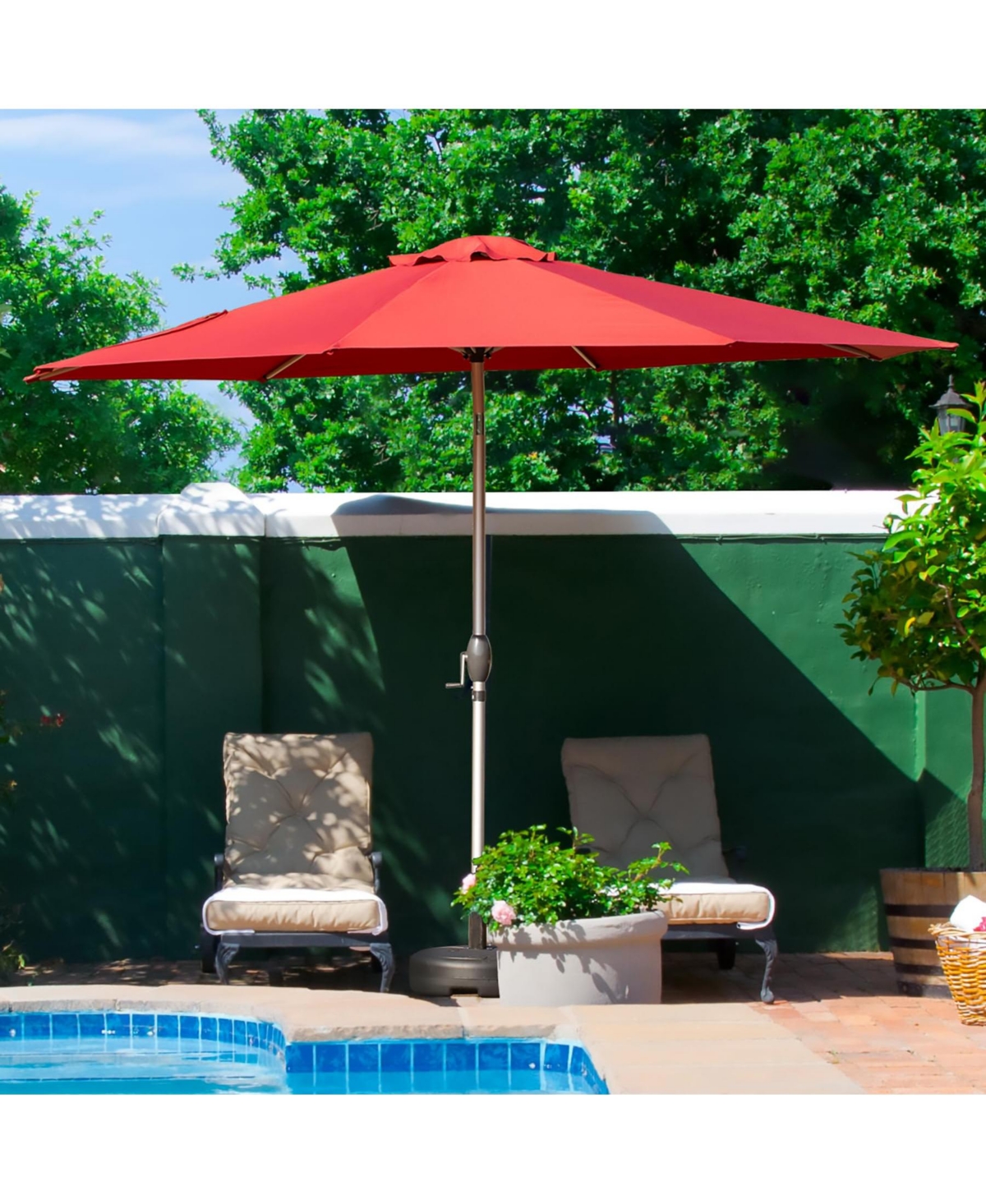 Click here for Mondawe 10FT Patio Umbrella - Red prices
