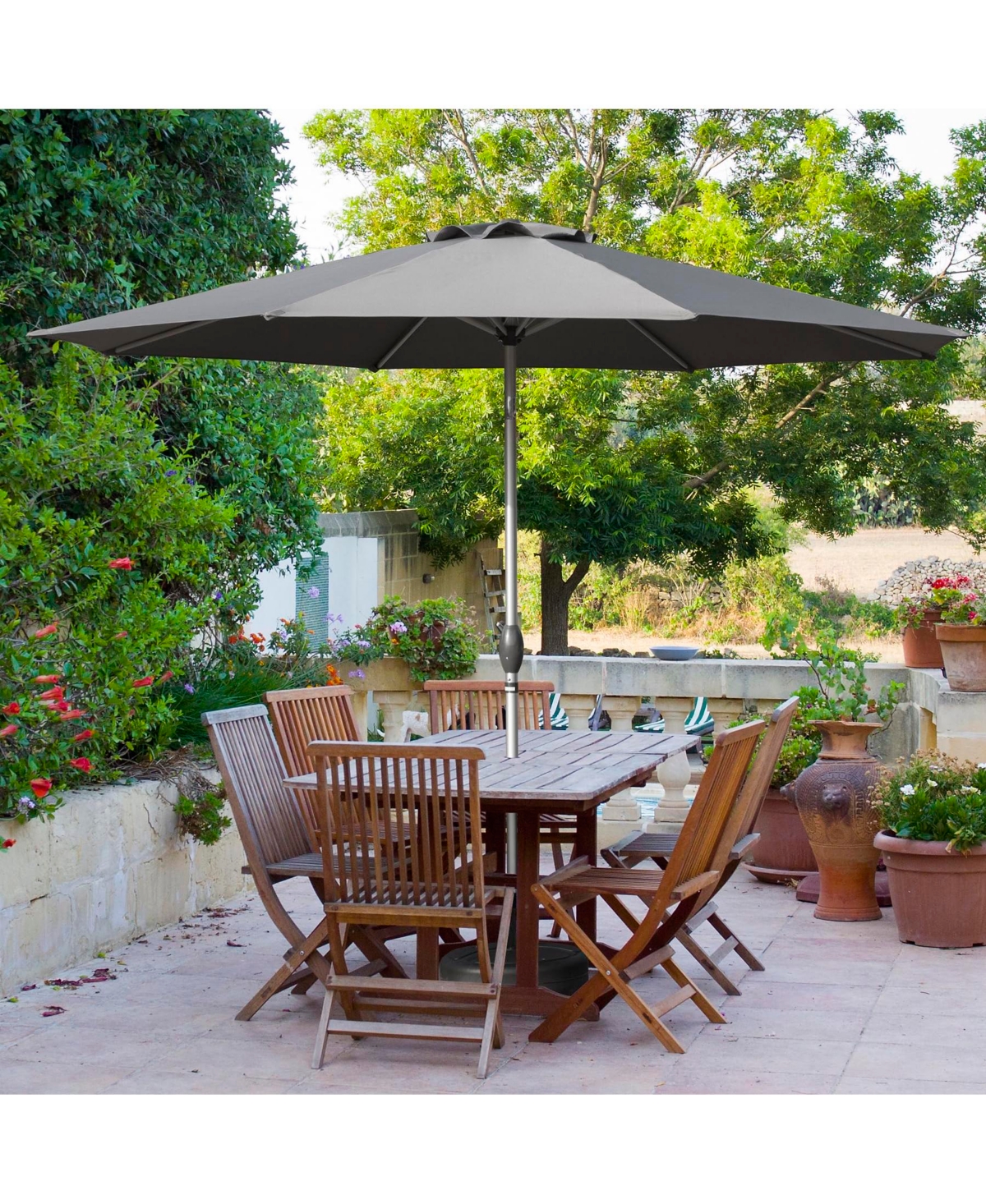 Click here for Mondawe 10FT Patio Umbrella - Grey prices
