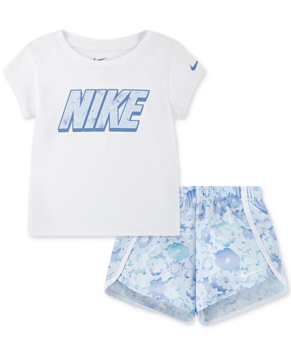 Click here for Nike Little Kids 2-Pc. Dri-fit Crewneck Tee & Shor... prices