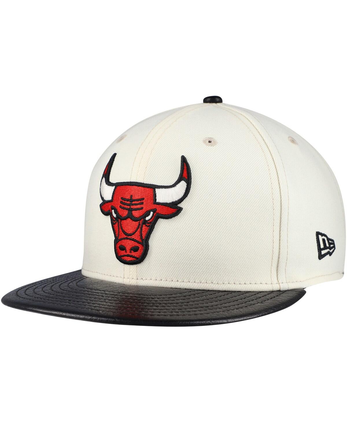 Click here for New Era Mens Cream/Black Chicago Bulls Visor Two-T... prices