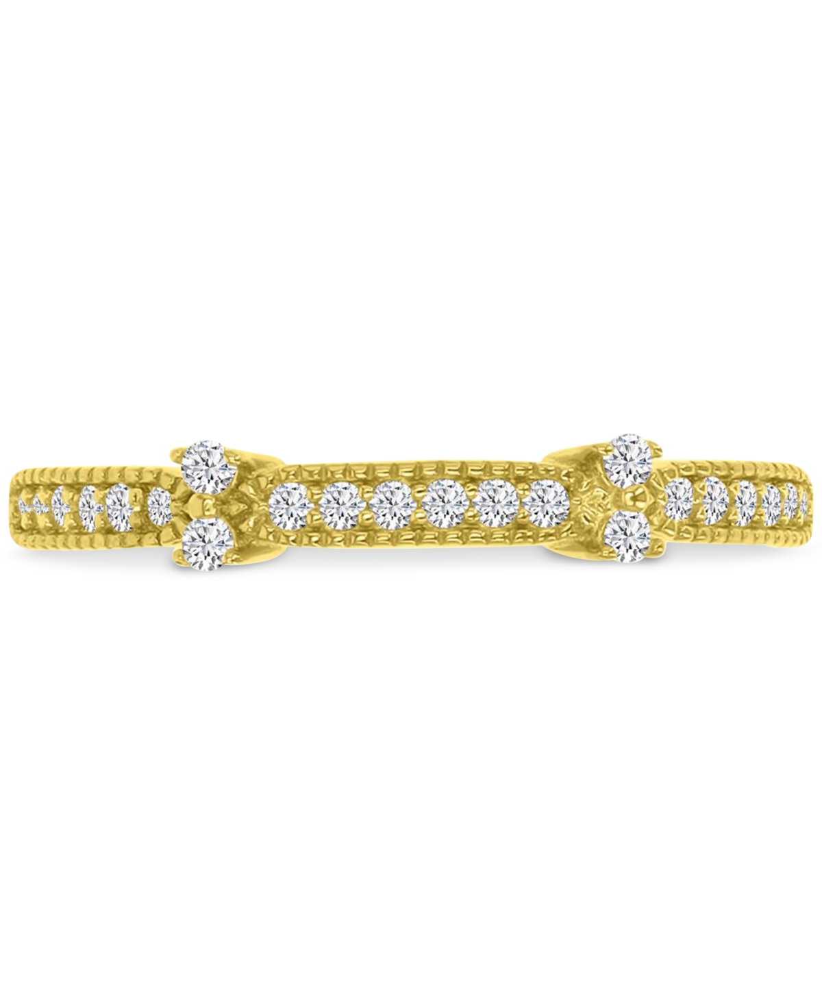 Click here for Cubic Zirconia Accent Ring (1/3 ct. t.w.) in 14k G... prices