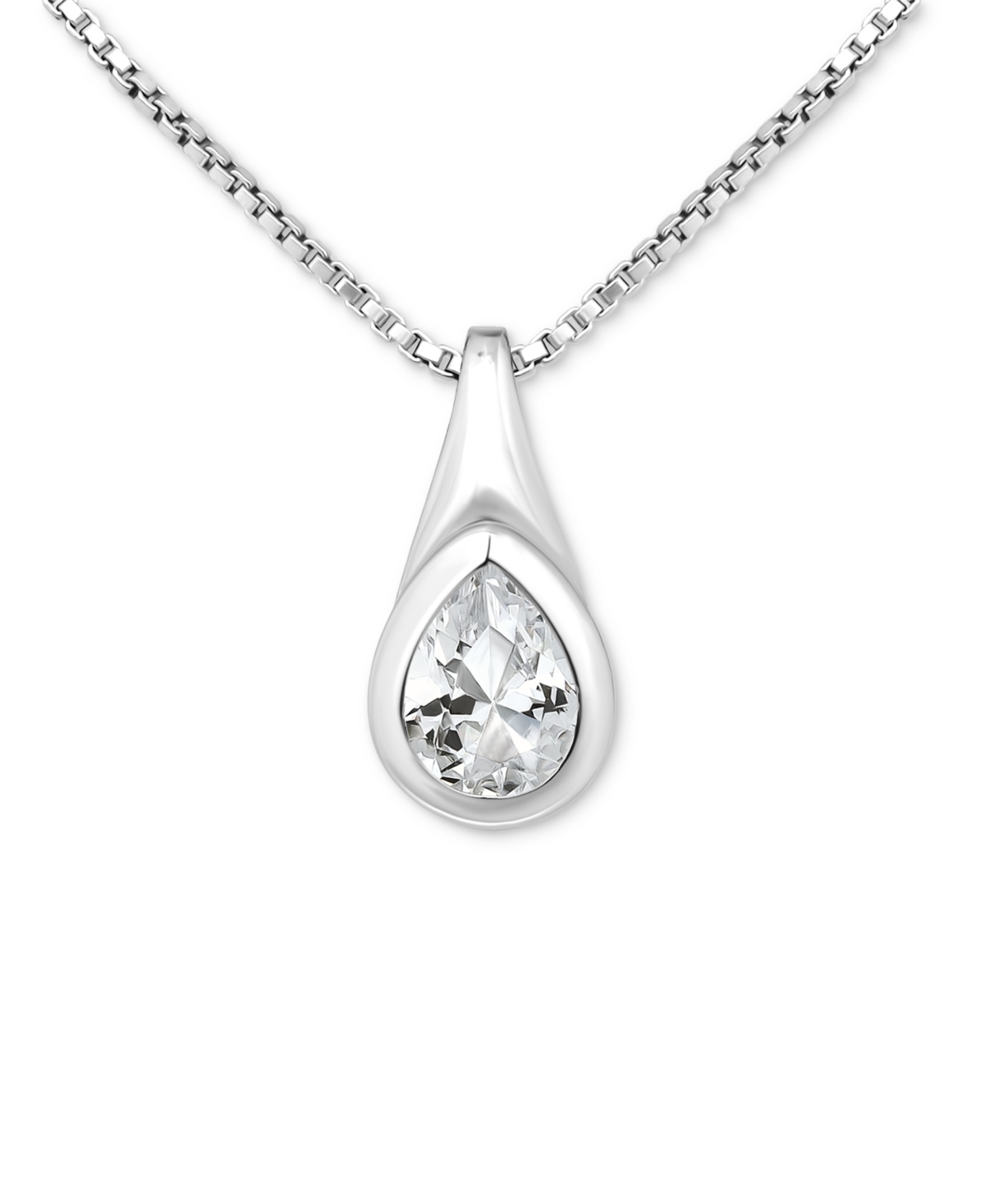 Click here for Giani Bernini Cubic Zirconia Pear-Shaped Pendant N... prices