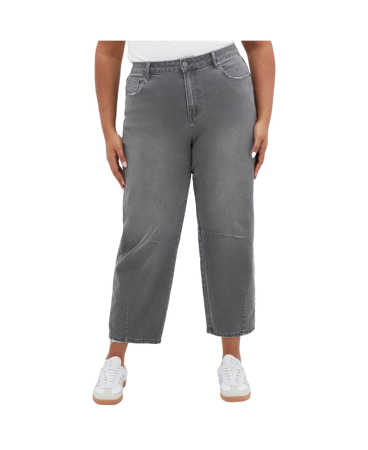 Click here for Plus Size Harley Lana Jean - Grey wash prices
