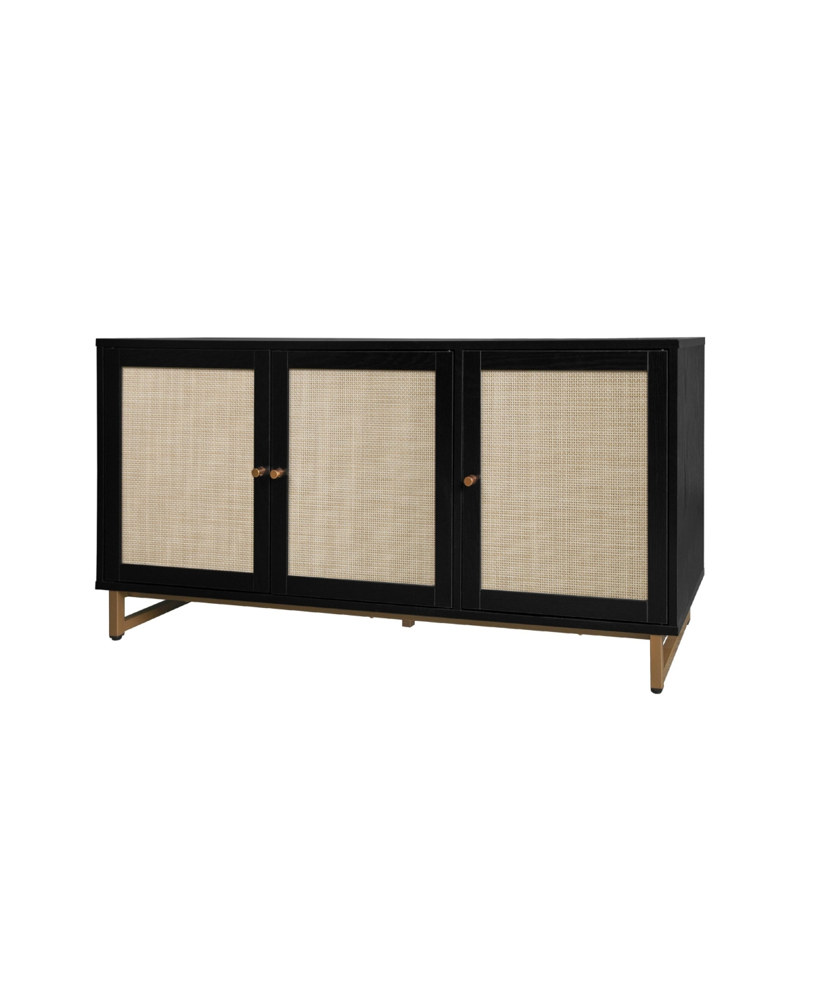 Click here for 3 Door Storage Cabinet with Adjustable Shelf Tv Me... prices