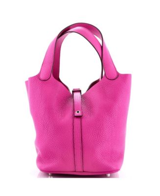 Pre-Owned HERMÉS MM Picotin Lock Bag Clemence - Macy's