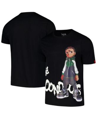 Virtual Thread Men's Black The Boondocks Riley Graffiti T-Shirt - Macy's