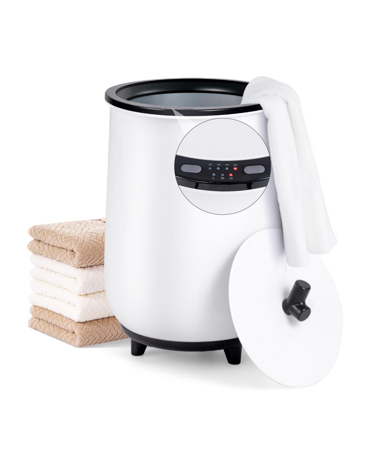 Click here for 23L Large Luxury Bucket-Style Towel Warmer with Fr... prices