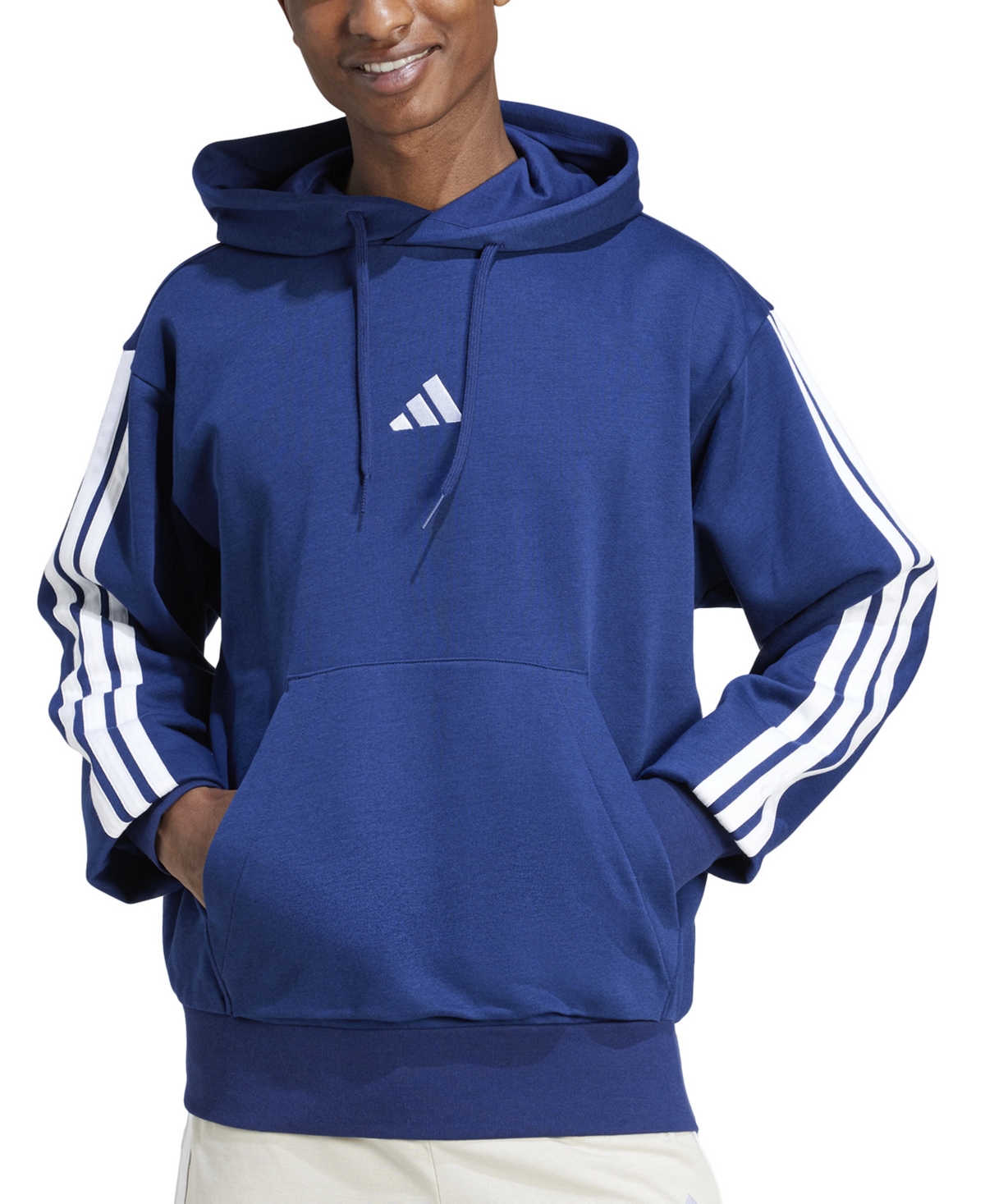 Click here for adidas Mens Essential Three Stripes Fleece Hoodie... prices
